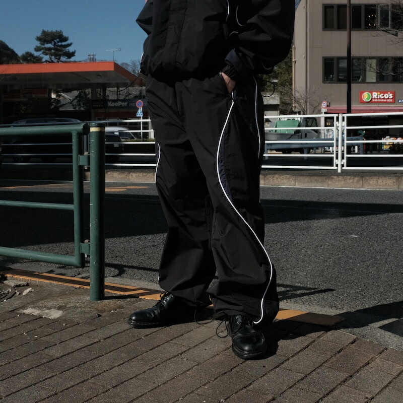 【楽天市場】【倉庫在庫】INTODUSK / PIT CREW OVER PANTS BLACK MIDNIGHT NAVY 25SS 送料 ...