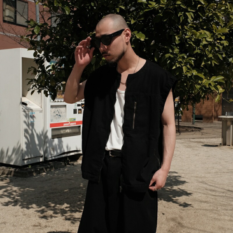 【楽天市場】INTODUSK / EXAGGERATED VEST BLACK 25SS 送料無料：CCTB