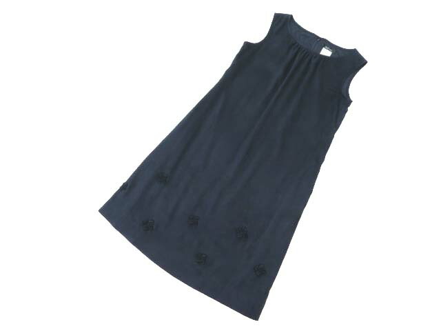 【楽天市場】Rene basic スウェードワンピース 5736340 ネイビー 36 '17年 A1【中古】：セレブbyエンデバー