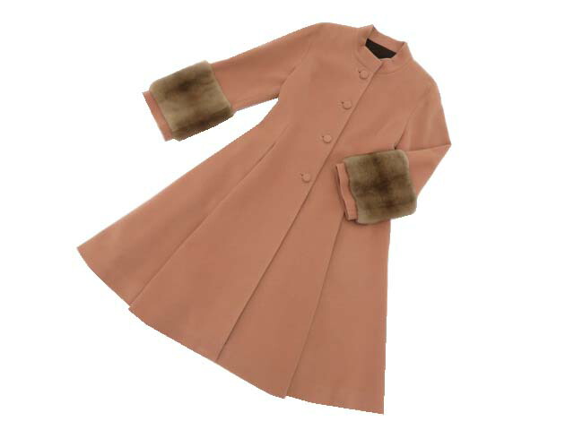 【楽天市場】FOXEY BOUTIQUE コート フラミンゴ 38772 ローズゴールド 40 '18年 A1【中古】：セレブbyエンデバー