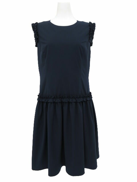 【楽天市場】Rene basic ドレス レイニーギャザー 5026120 ミッドナイトネイビー 38 '20年 A1【中古】：セレブbyエンデバー