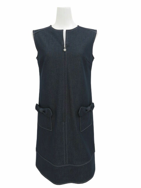 【楽天市場】Rene basic ストレッチデニムワンピース インディゴブルー系 34 '20年 A1【中古】：セレブbyエンデバー