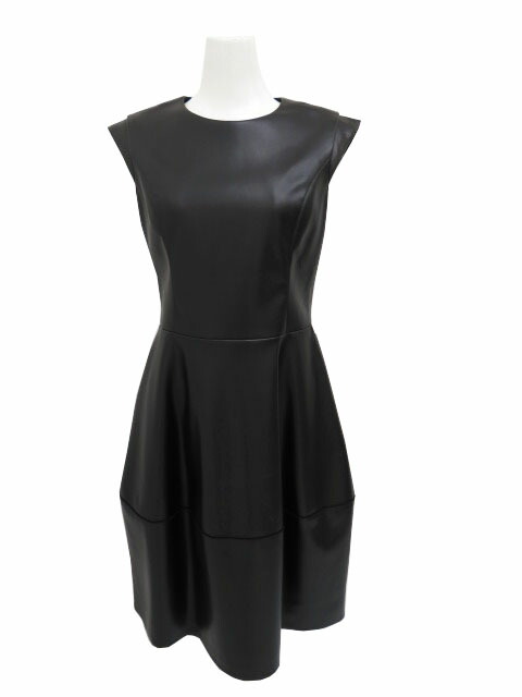 【楽天市場】Rene basic フェイクレザードレス ブラック 34 '19年 A1【中古】：セレブbyエンデバー