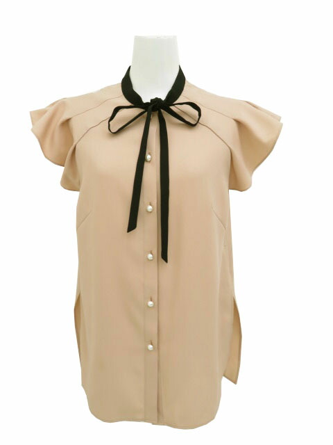 【楽天市場】Rene basic ブラウス ピンクベージュ系 36 '21年 A1【中古】：セレブbyエンデバー