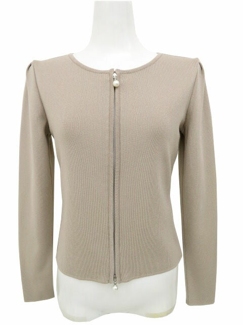 【楽天市場】Rene basic ダブルジップカーディガン ベージュ系 34 '20年 A1【中古】：セレブbyエンデバー