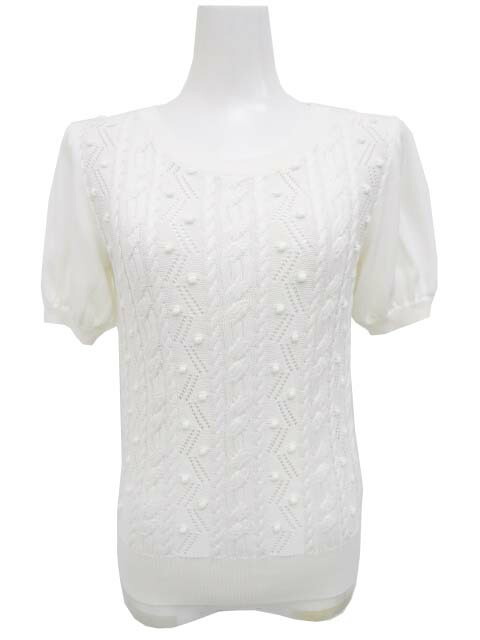 【楽天市場】Rene basic サマーニットセーター ホワイト 34 '19年 A1美品【中古】：セレブbyエンデバー