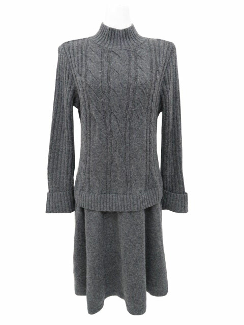 【楽天市場】Rene basic ケーブルニットドレス グレー 36 '20年 A1【中古】：セレブbyエンデバー