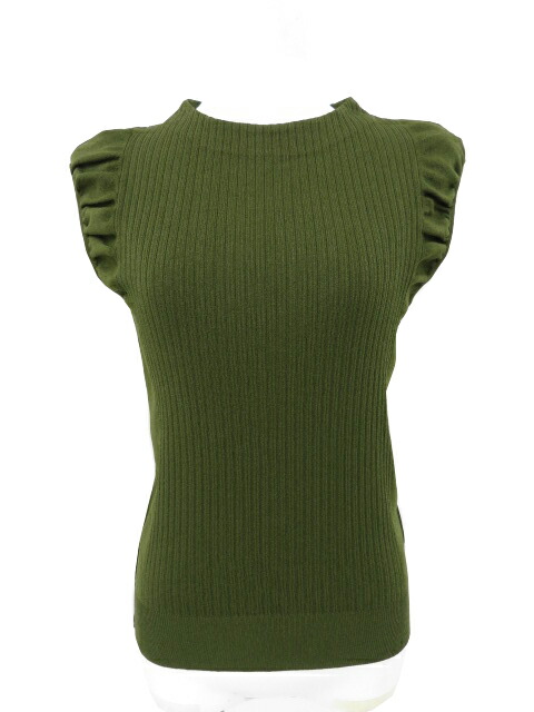 【楽天市場】Rene basic ニットトップス モスグリーン系 34 '21年 A1美品【中古】：セレブbyエンデバー