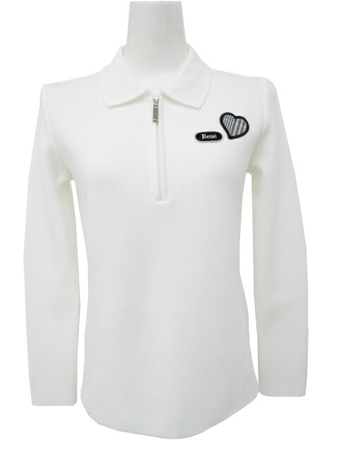 【楽天市場】Rene basic ロングスリーブポロ ホワイト 34 '20年 A1美品【中古】：セレブbyエンデバー