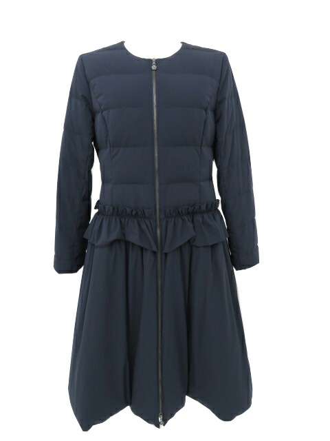 【楽天市場】Rene basic ダウンコート ネイビー 36 '19年 A1【中古】：セレブbyエンデバー