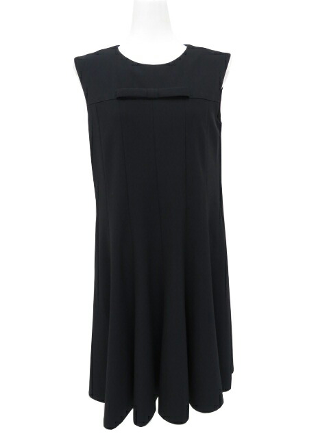 【楽天市場】Rene basic ウォッシャブルリボンワンピース ブラック 36 '19年 A1【中古】：セレブbyエンデバー