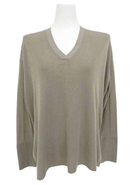 【楽天市場】Theory luxe ニットトップス Norfolk Nika ライトカーキ系 38 '22年AW 未使用【中古】：セレブbyエンデバー