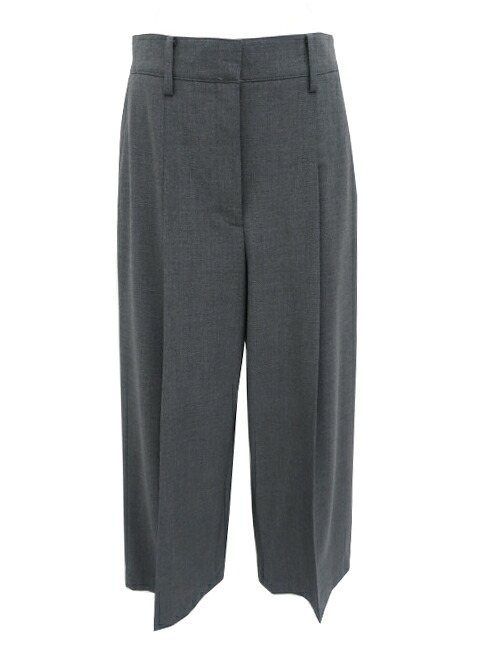 【楽天市場】Theory Traceable Wool Pleated Trouser チャコールメランジ 0 '25年 A1美品【中古 ...