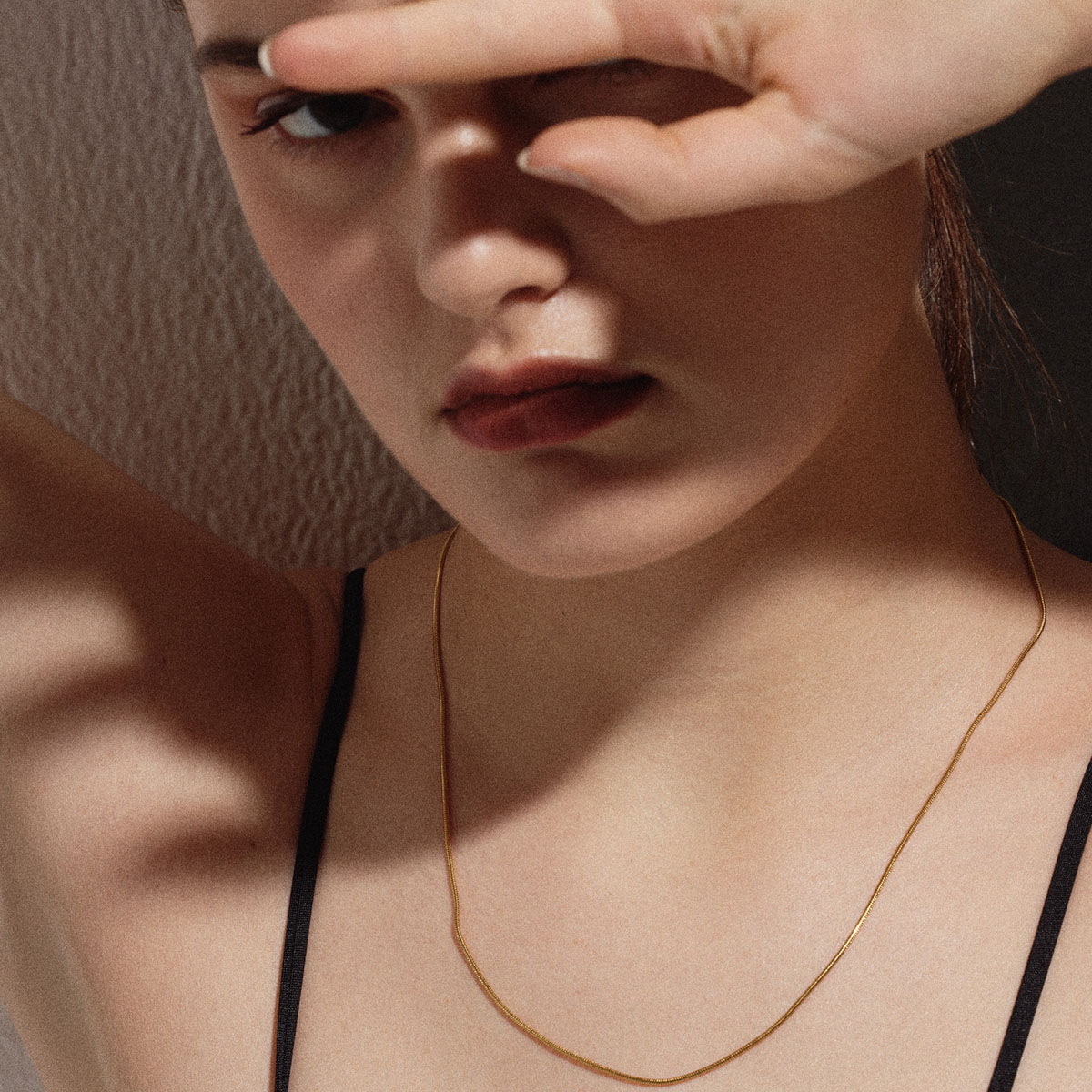 【楽天市場】【ゴールド】1mmスネークチェーンネックレス/50cm | CENE セネ せね 金属アレルギー アレルギー対応 つけっぱなし サージカルステンレス シンプル ゴールド レディース ...