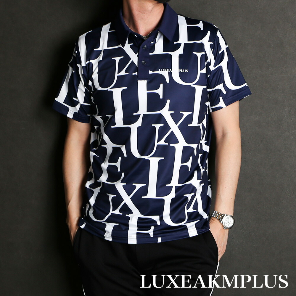 【楽天市場】【LUXE AKM PLUS/リュクス エーケーエム プラス 】LUXE PATTERN POLO SHIRTS / ポロシャツ / LAH-23008【メンズ】：CENTRAL5811