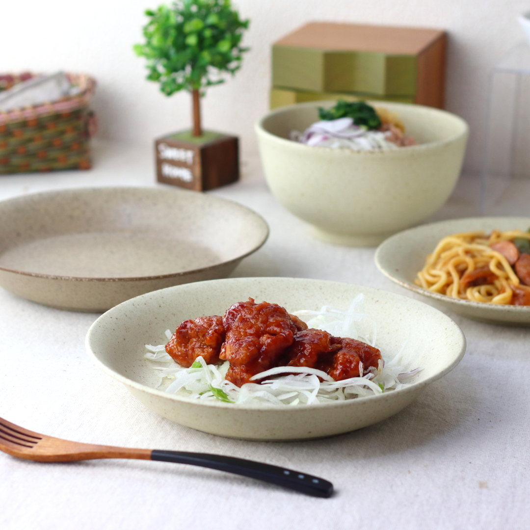 【楽天市場】サラリマットmino パスタ皿 22.5cm 日本製 美濃焼 KL型カレー皿 パスタ皿 カレー皿 深皿 大皿 丸皿 深鉢 深め プレート ステーキ ロールキャベツ 炒めもの皿：セラ ...