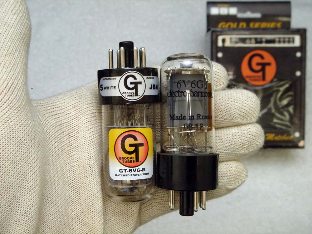 【楽天市場】GT- 6V6R DT （マッチドペア） 2本 セット販売 Groove Tubes パワー管 ロシア製 真空管 ギターアンプ ...