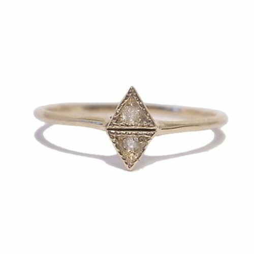 【楽天市場】Rusty Thought Symmetry Diamond Ring：C-G
