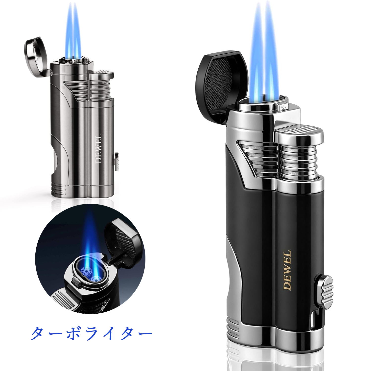 【楽天市場】【新春初売り | 5倍P＆8%OFF券】 DEWEL オイルライター マッチ式 オイルライター ターボライター ジェットライター ...