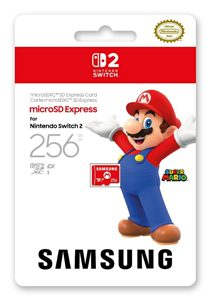 【楽天市場】【新品】SW2 Samsung microSD Express Card 256GB for Nintendo Switch 2 ...