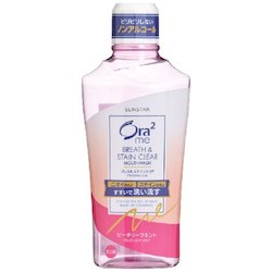 【楽天市場】オーラツーミー ブレス＆ステインクリア マウスウォッシュ ピーチリーフミント 460mL：くすりのチャンピオン
