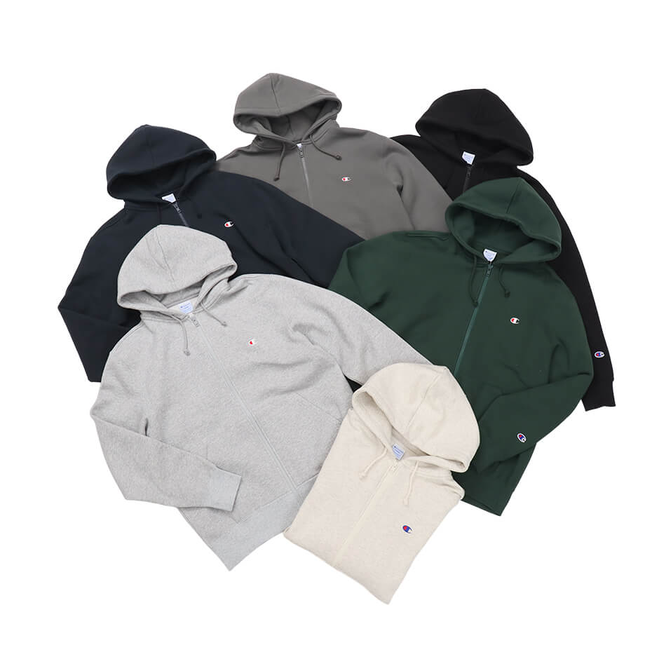 【楽天市場】【公式】チャンピオン Champion ジップフーデッドスウェットシャツ 24FW ベーシック(C3-Y140)★ メンズ レディース sweat スウェット ( トレーナー ...