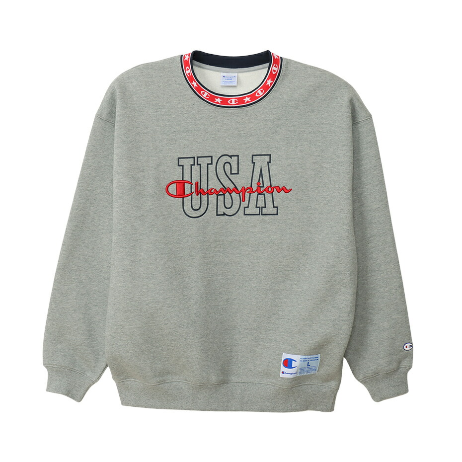 【楽天市場】【公式】チャンピオン【30%OFFセール】Champion クルーネックスウェットシャツ 24FW アクションスタイル(C3-A018)★ メンズ レディース sweat ...