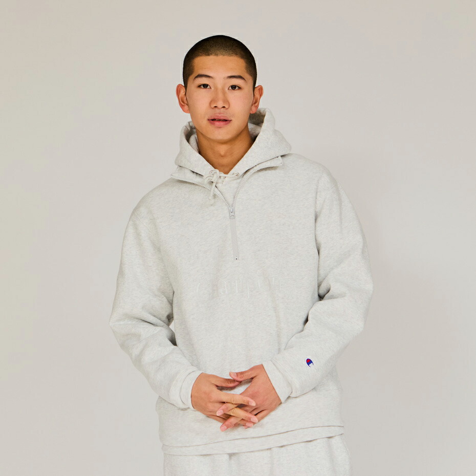 【楽天市場】【公式】チャンピオン【30%OFFセール】Champion ハーフジップスウェットシャツ 24FW メンズカジュアル(C3-A004)★ メンズ レディース sweat スウェット ...