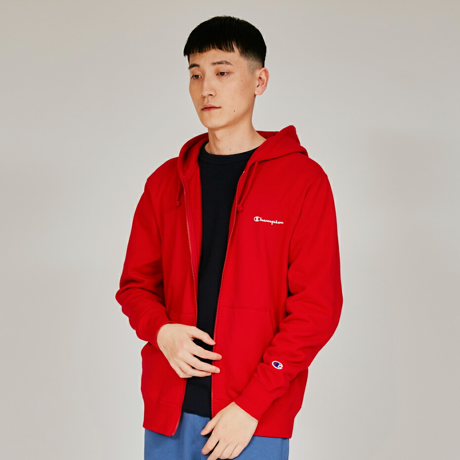 【楽天市場】【公式】チャンピオン【30%OFFセール】Champion ジップフーデッドスウェットシャツ 24FW ベーシック(C3-A106)★ メンズ レディース sweat スウェット ...