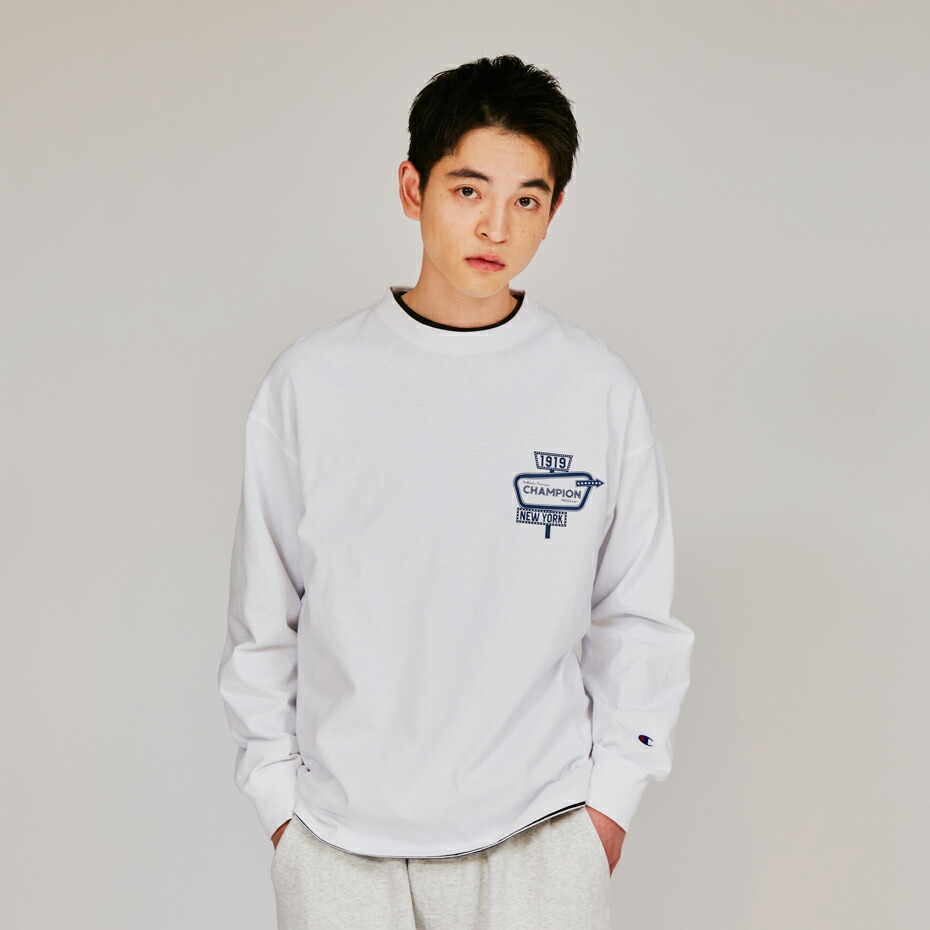 【楽天市場】【公式】チャンピオン【30%OFFセール】Champion ロングスリーブTシャツ 24FW メンズカジュアル(C3-A403)：Champion公式楽天市場店
