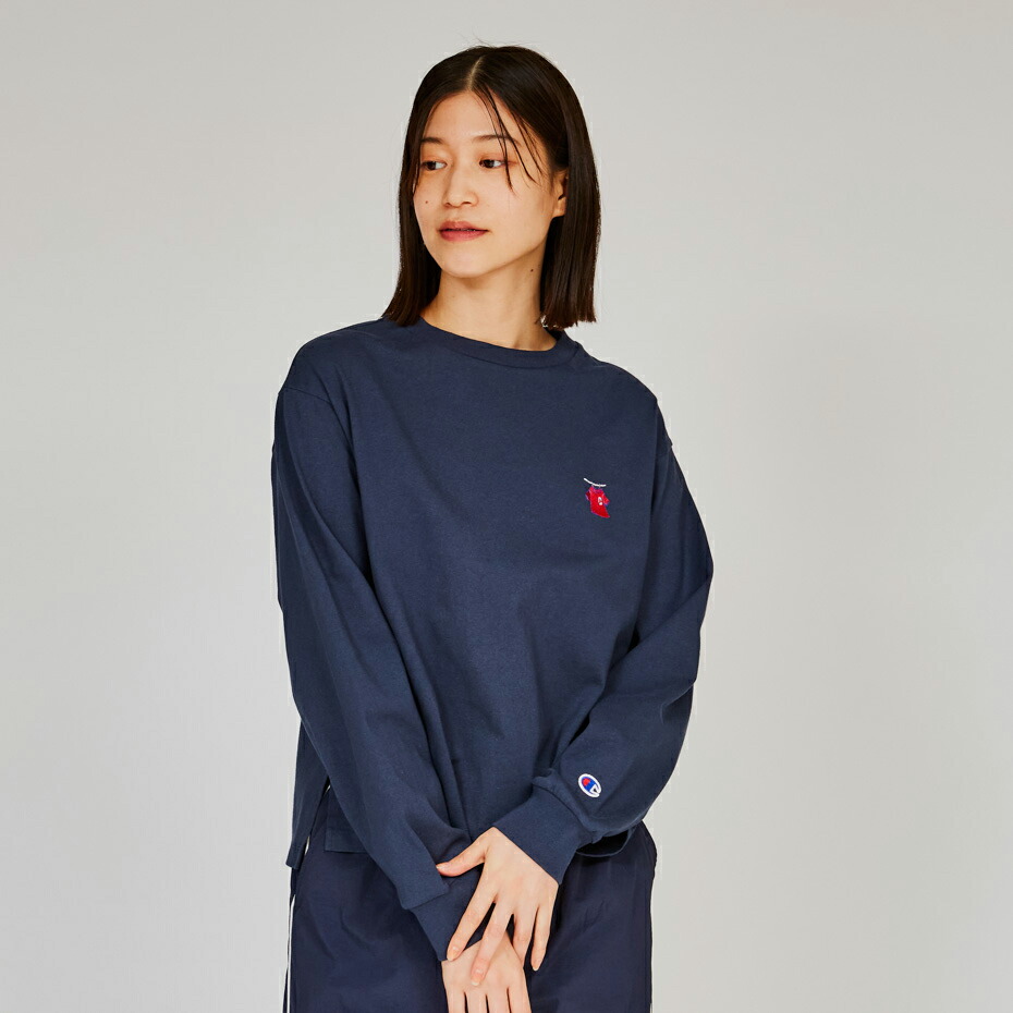 【楽天市場】【公式】チャンピオン【30%OFFセール】Champion ウィメンズ ロングスリーブTシャツ 24FW チャンピオン(CW-A402)★ レディース ロンT 長袖 Tシャツ ...
