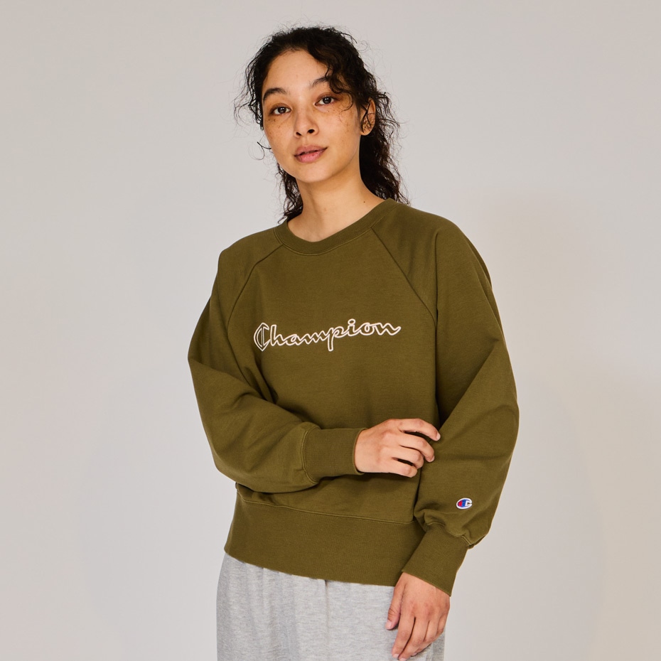 【楽天市場】【公式】チャンピオン【30%OFFセール】 Champion ウィメンズ テックウィーブ テリー クルーネックスウェットシャツ 24FW スポーツ チャンピオン(CW-AS002 ...