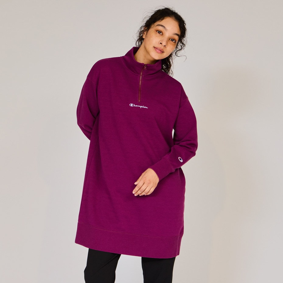 【楽天市場】【公式】チャンピオン【30%OFFセール】 Champion ウィメンズ テックウィーブ テリー ハーフジップスウェットシャツ 24FW 【秋冬新作】スポーツ チャンピオン(CW ...