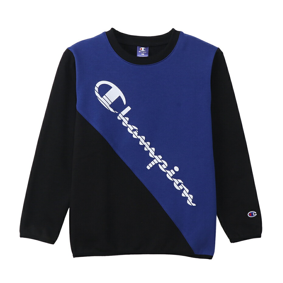 【楽天市場】【公式】チャンピオン【30%OFFセール】 Champion キッズ クルーネックスウェットシャツ 24FW 【秋冬新作】スポーツ チャンピオン(CK-AS018)★ スポーツ ...