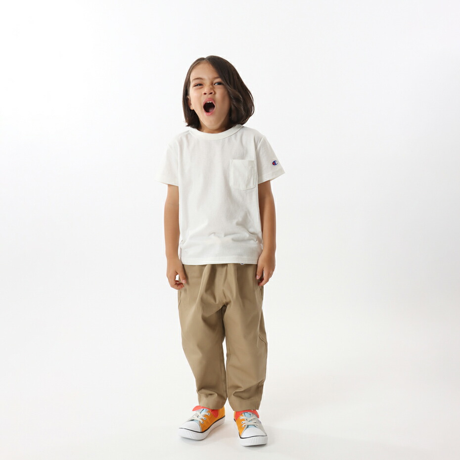 【楽天市場】【公式】チャンピオン Champion キッズ ショートスリーブポケットTシャツ 24SS ベーシック(CK-Z303) ★ 子供 子ども こども 子供服 キッズ 女の子 男の子 ...