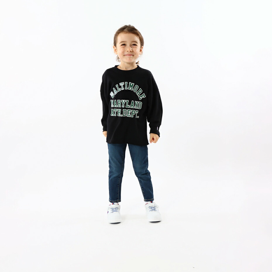 【楽天市場】【公式】チャンピオン【30%OFFセール】Champion キッズ クルーネックスウェットシャツ 24SS ボーイズカジュアル(CK-Z002)★ 子供 子ども こども 子供服 ...