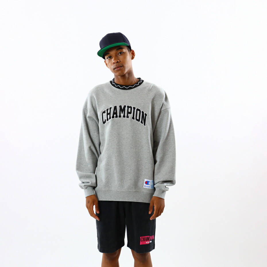 【楽天市場】【公式】チャンピオン【30%OFFセール】Champion クルーネックスウェットシャツ 24SS アクションスタイル(C3-Z002)★ メンズ レディース ユニセックス ...
