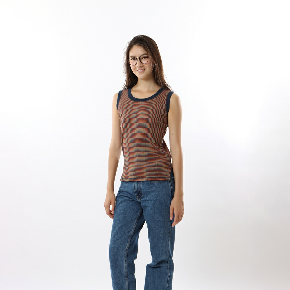 【楽天市場】【公式】チャンピオン【30%OFFセール】Champion ウィメンズ ボーダースリーブレスシャツ 24SS チャンピオン(CW-Z323)★ レディース 女性用 女性 ...