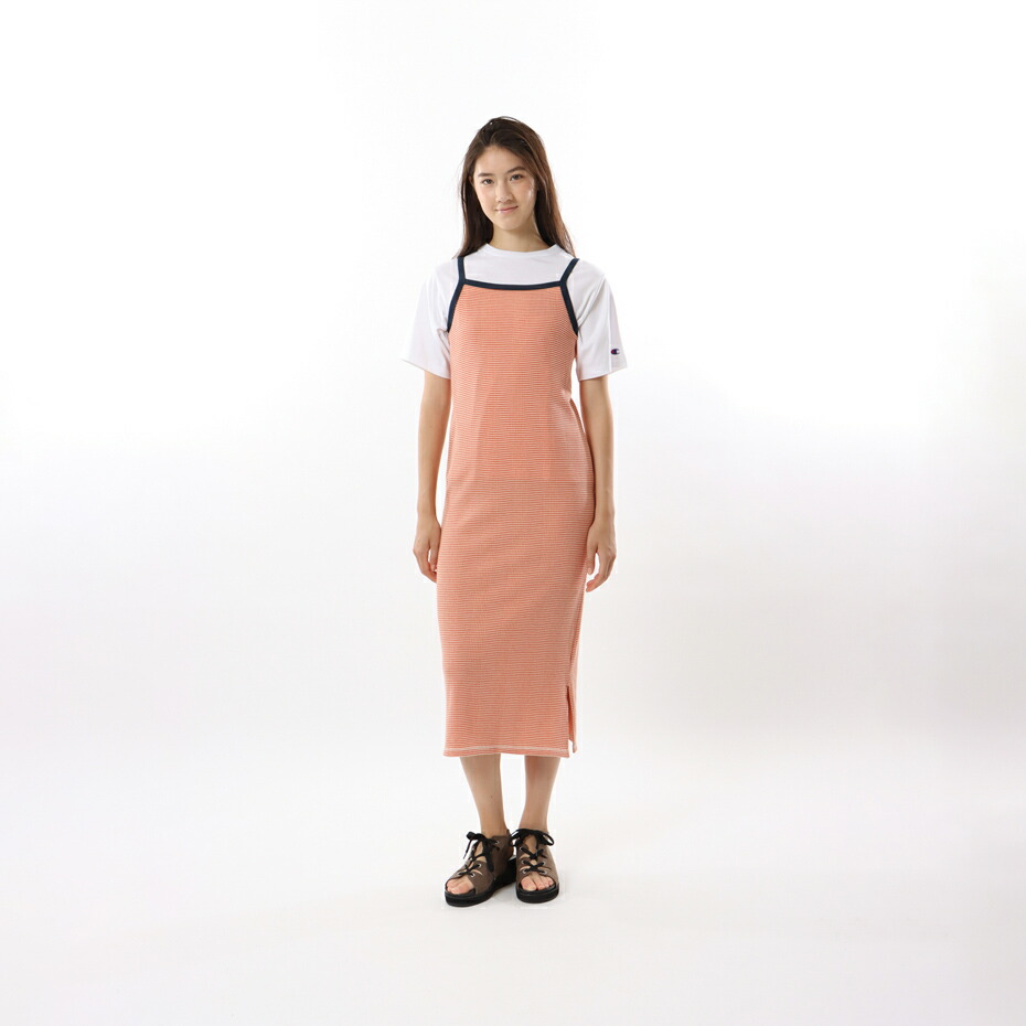 【楽天市場】【公式】チャンピオン【50%OFFセール】Champion ウィメンズ ボーダーワンピース 24SS チャンピオン(CW-Z324)★ レディース 女性用 女性：Champion ...