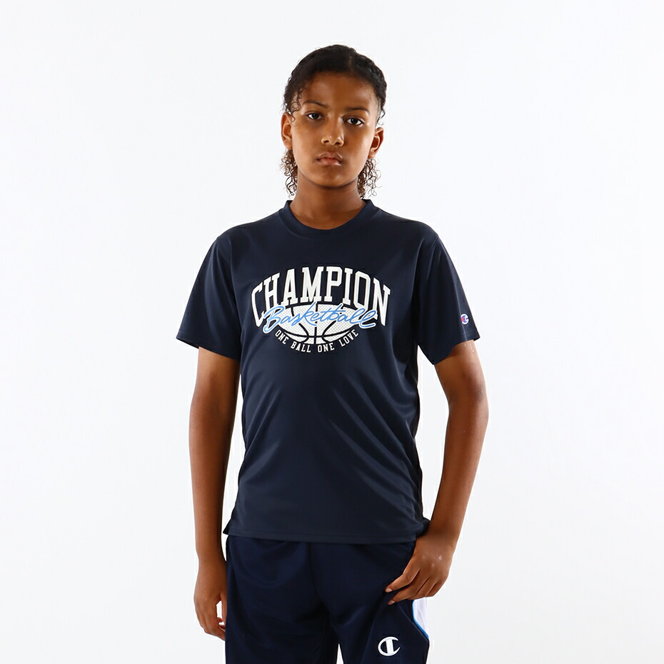 【楽天市場】【公式】チャンピオン Champion 【30%OFFセール】ミニ ショートスリーブTシャツ 24SS BASKETBALL チャンピオン(CK-ZB322)★ スポーツ スポーツ ...