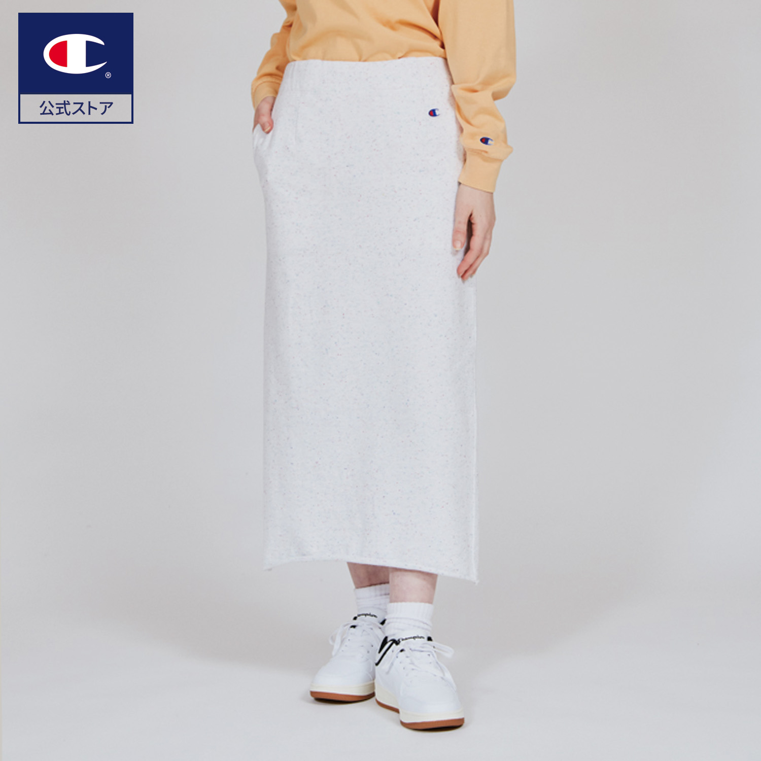 【楽天市場】【公式】チャンピオン Champion ウィメンズ スウェットスカート 25FW(CW-C201)★ レディース ボトムス ロングスカート ロング丈 ウエスト ゆったり ...