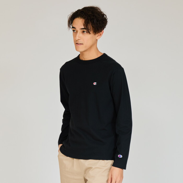 【楽天市場】【公式】チャンピオン Champion ロングスリーブTシャツ 25FW ベーシック(C3-Y428)★ メンズ レディース ユニセックス ロンT 長袖 ロングTシャツ ...