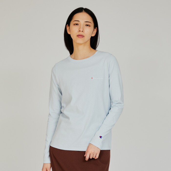 【楽天市場】【公式】チャンピオン Champion ウィメンズ ロングスリーブTシャツ 25FW(CW-X407)★ロンT 長袖 レディース 女性用 女性：Champion公式楽天市場店