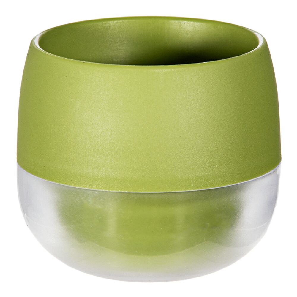 【楽天市場】鉢 キュート ビビ スモーキーの鉢 グラスグリーン φ7．5×H6．5cm ハイドロカルチャー ポット 関東当日便：charm 楽天市場店
