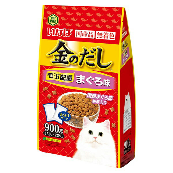 【楽天市場】キャットフード いなば 金のだし ドライ まぐろ味 900g（450g×2） 関東当日便：charm 楽天市場店