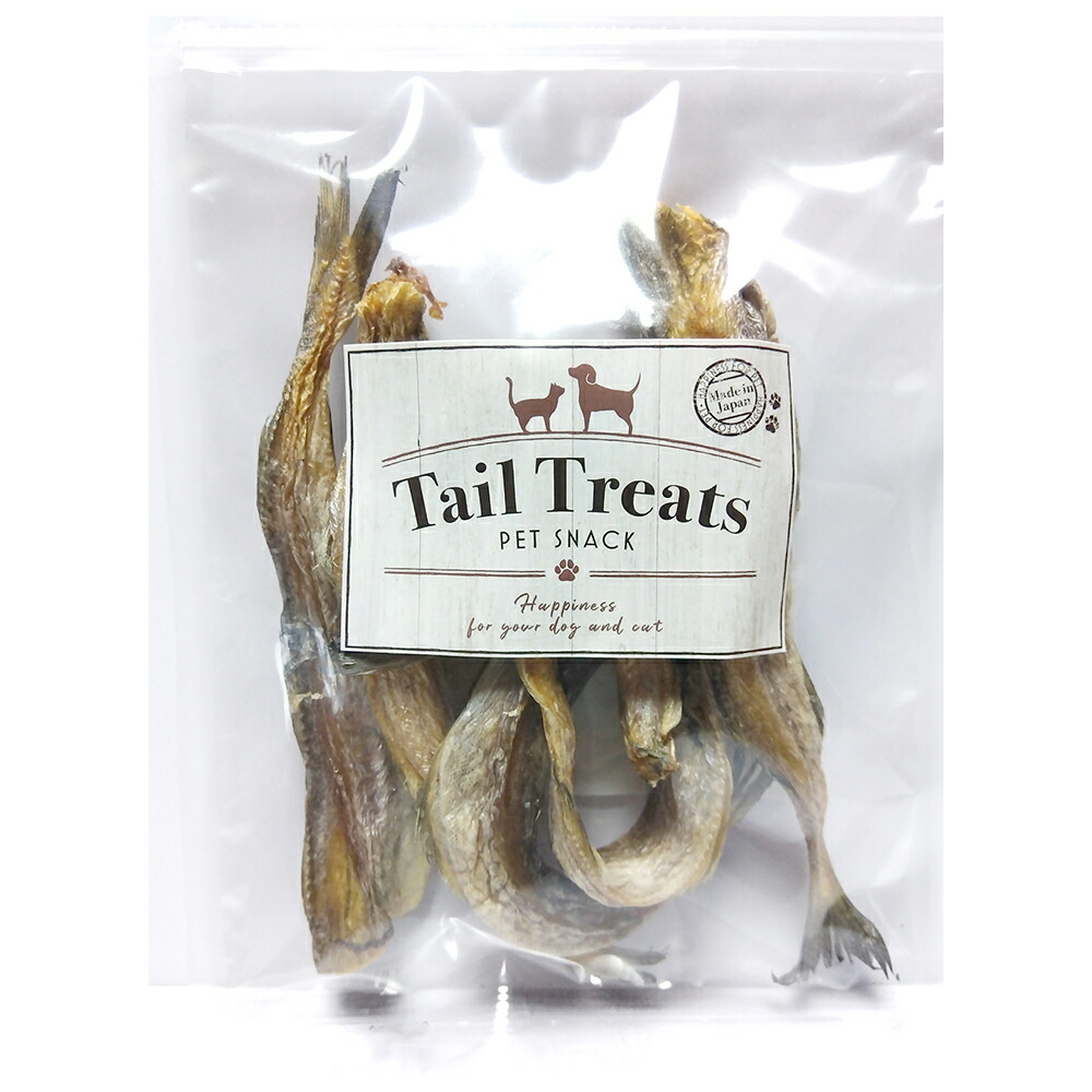 【楽天市場】いぬ ねこ おやつ 無添加 国産たら姿干し 60g Tail Treats テールトリーツ 関東当日便：charm 楽天市場店