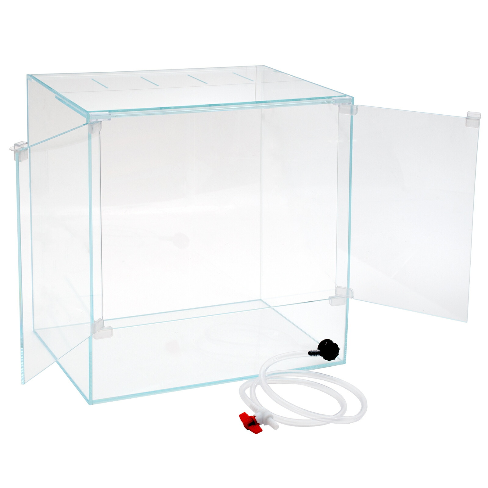【楽天市場】アクロ スーパークリア パルダリウムケージ 45×30×45cm 前面排水仕様 ドレインセット 関東当日便：charm 楽天市場店