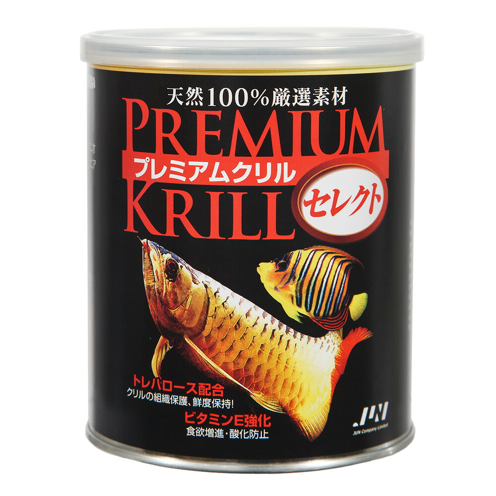 【楽天市場】JUN プレミアムクリル セレクト 82g 大型魚 アロワナ 餌 エサ えさ 関東当日便：charm 3980 楽天市場店