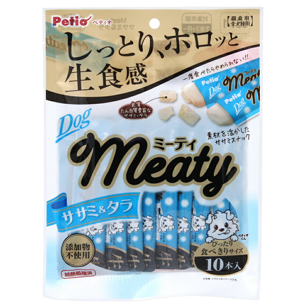【楽天市場】ペティオ ミーティ ササミ＆タラ 10本入 関東当日便：charm 3980 楽天市場店