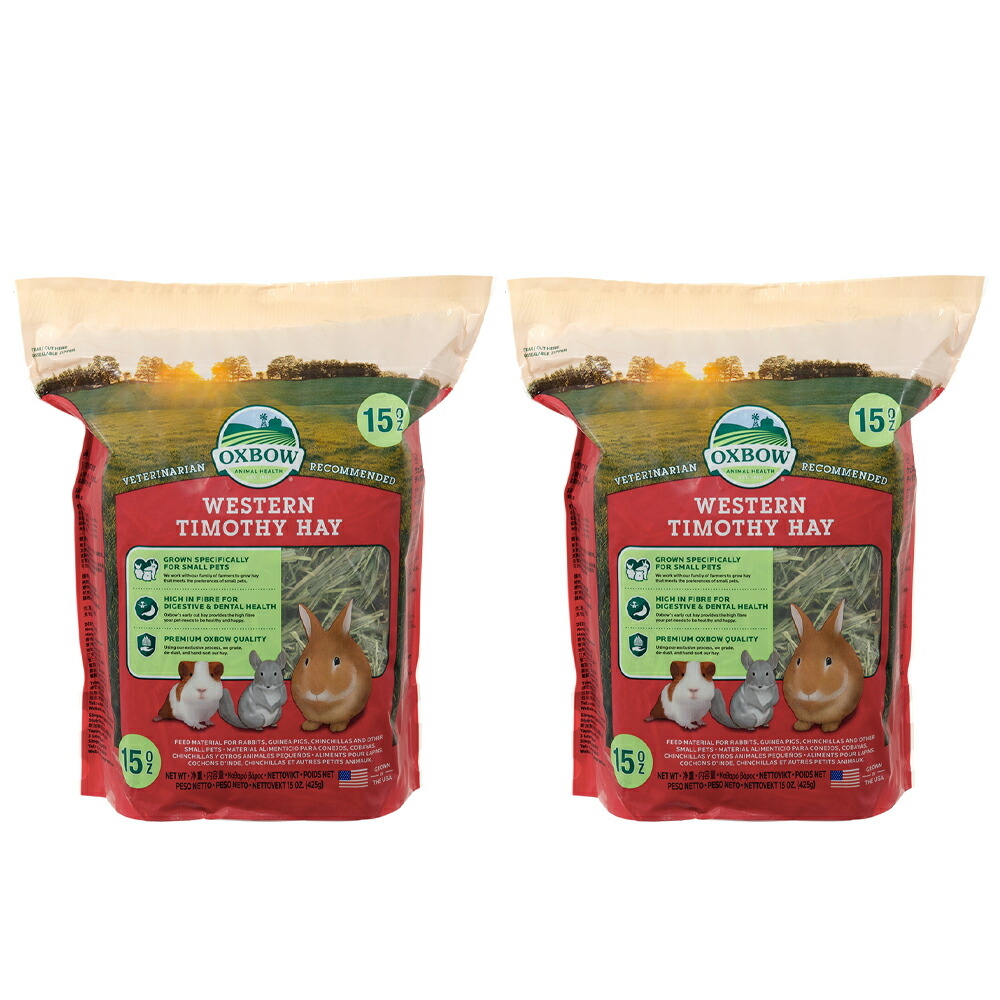 【楽天市場】OXBOW ウエスタンチモシー 425g×2 うさぎ 牧草 関東当日便：charm 3980 楽天市場店